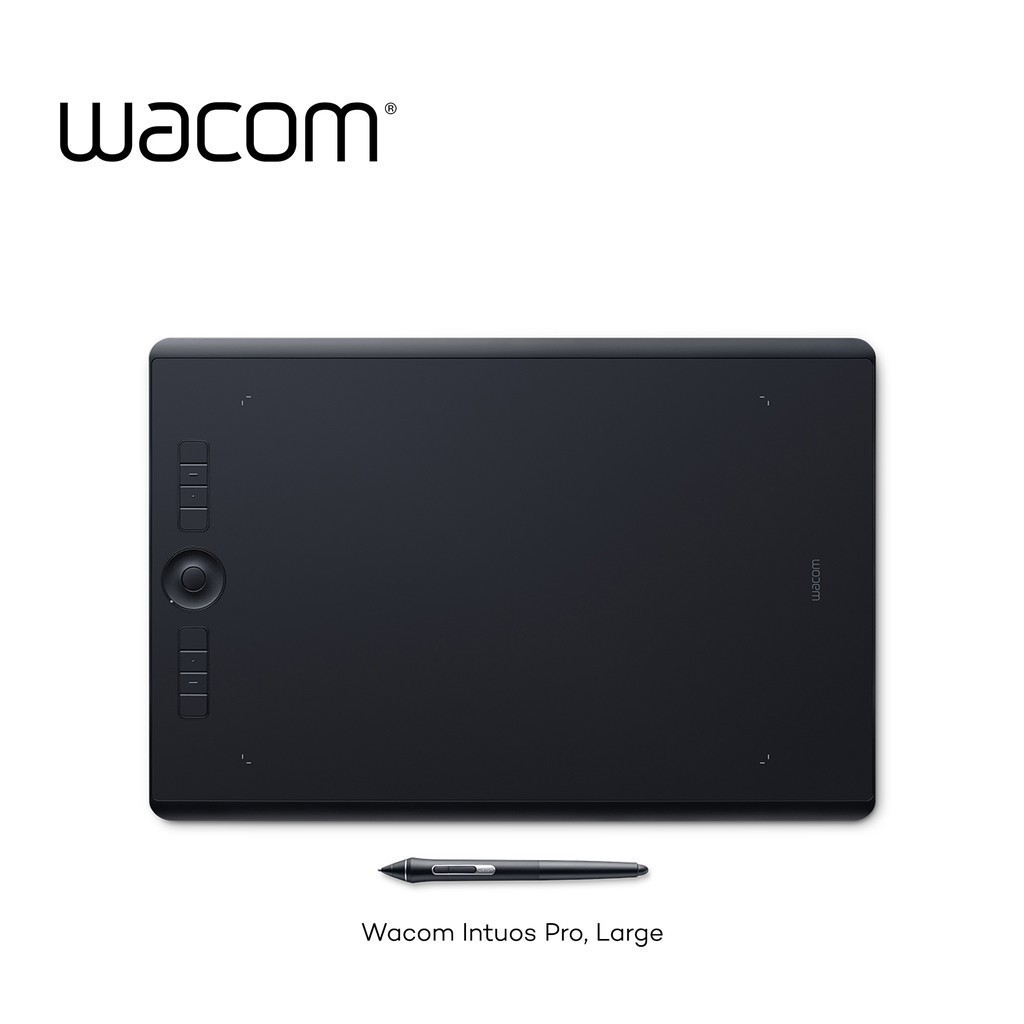 Wacom Intuos Pro L (PTH-860) แท็บเล็ตพร้อมเมาส์ปากกาสำหรับวาดภาพกราฟฟิก ...