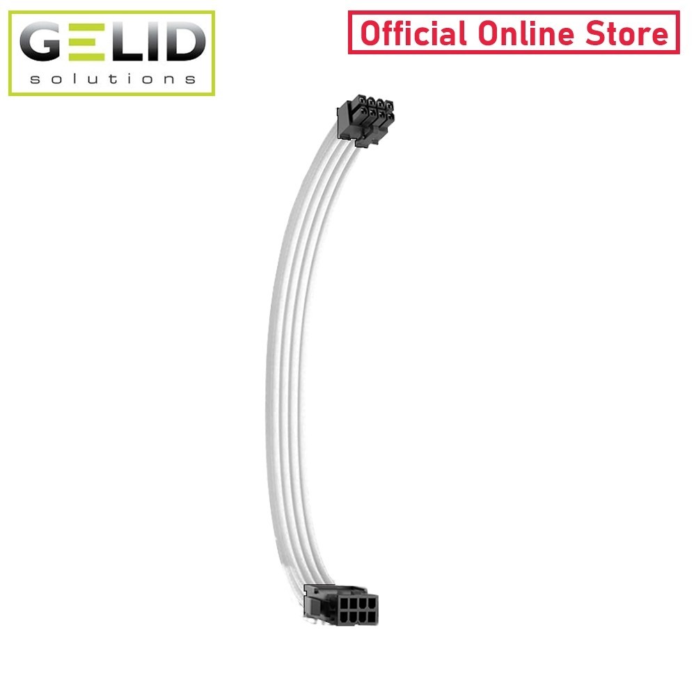 [Gelid Solutions Store] 8-Pin EPS (CPU) EXTENSION WHITE CABLE | Shopee ...