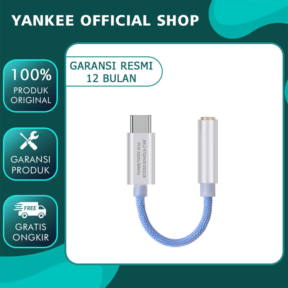 Jcally JM12 KTO2H20 ชิป DAC Silver Plated DAC Type C ถึง 3.5 มม. อะแดป ...