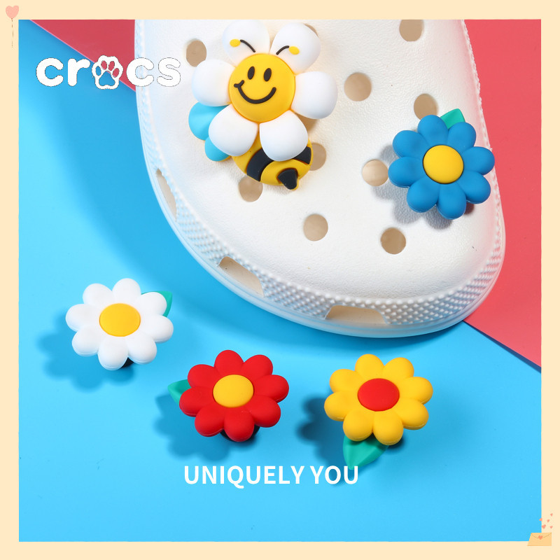 Crocs Jibbitz wiggle wiggleShoe Buckle Cute Bee Shoe Buckle Sunflower ...