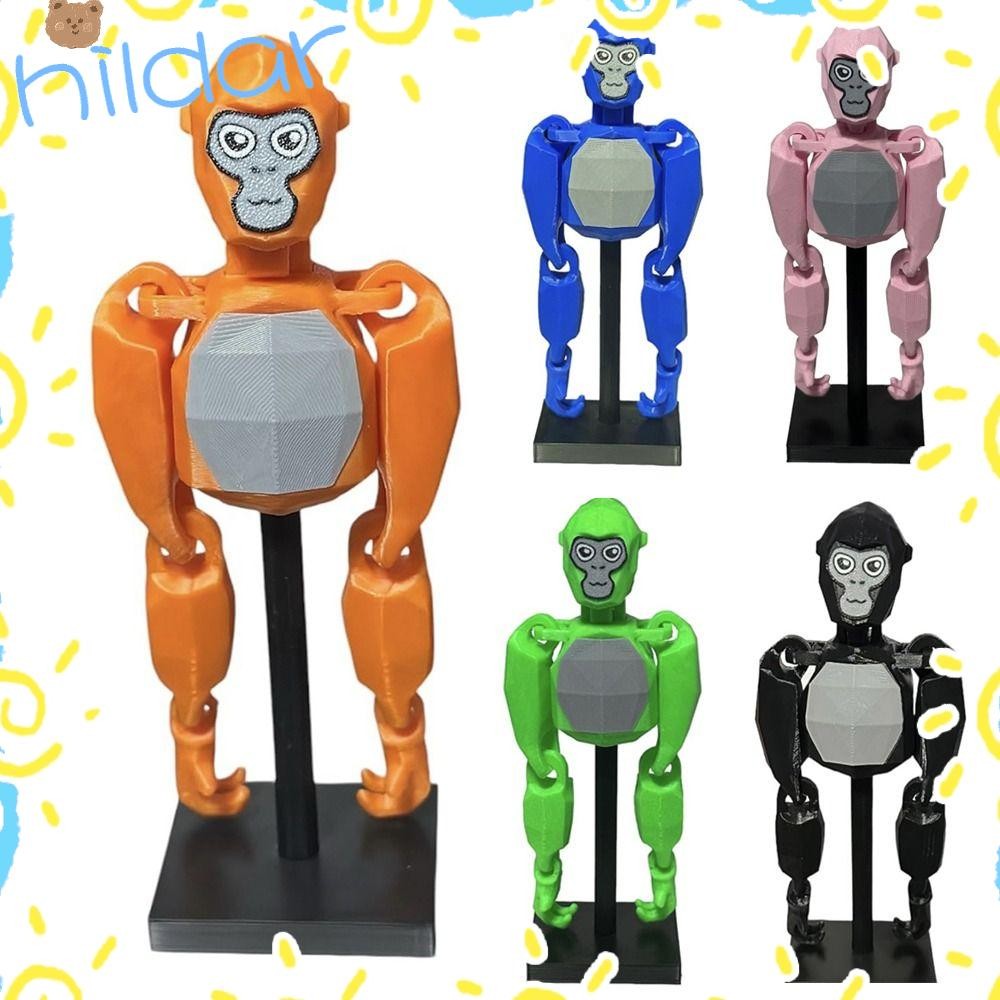 Hildar Fidget ตุ๊กตาของเล่น, PLA พลาสติกรุ่น Q Gorilla Tag Monkee ...
