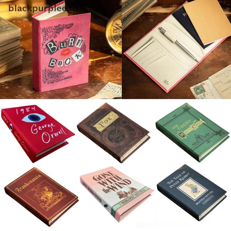 Bpur Novelty Book Wallets คลัทช์วินเทจ Bookish Multi Card และ Cash ...