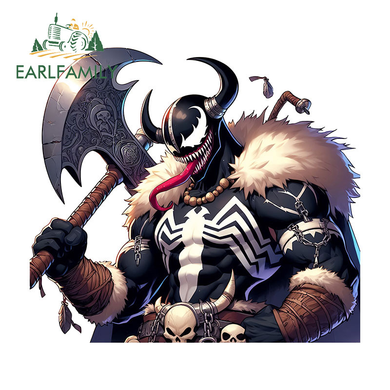 Earlfamily Venom Warrior สติกเกอร์รถ Occlusion Scratch Caravan ...