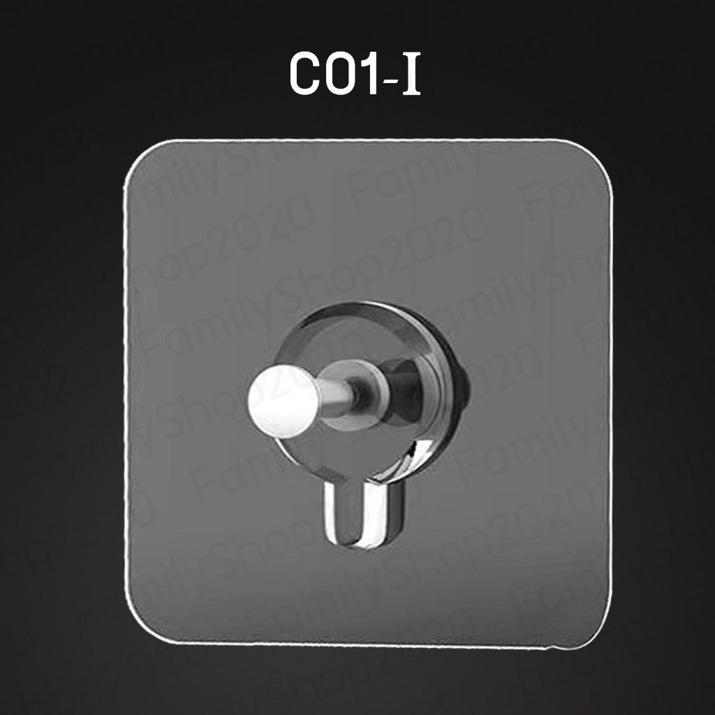 ตะขอติดผนัง ตะขอแขวนของใช้ ตะขอติดห้องน้ำ (ซื้อขั้นต่ำ 5ชิ้น) ตะขอติดของใช้ในครัว C01 | Shopee ...