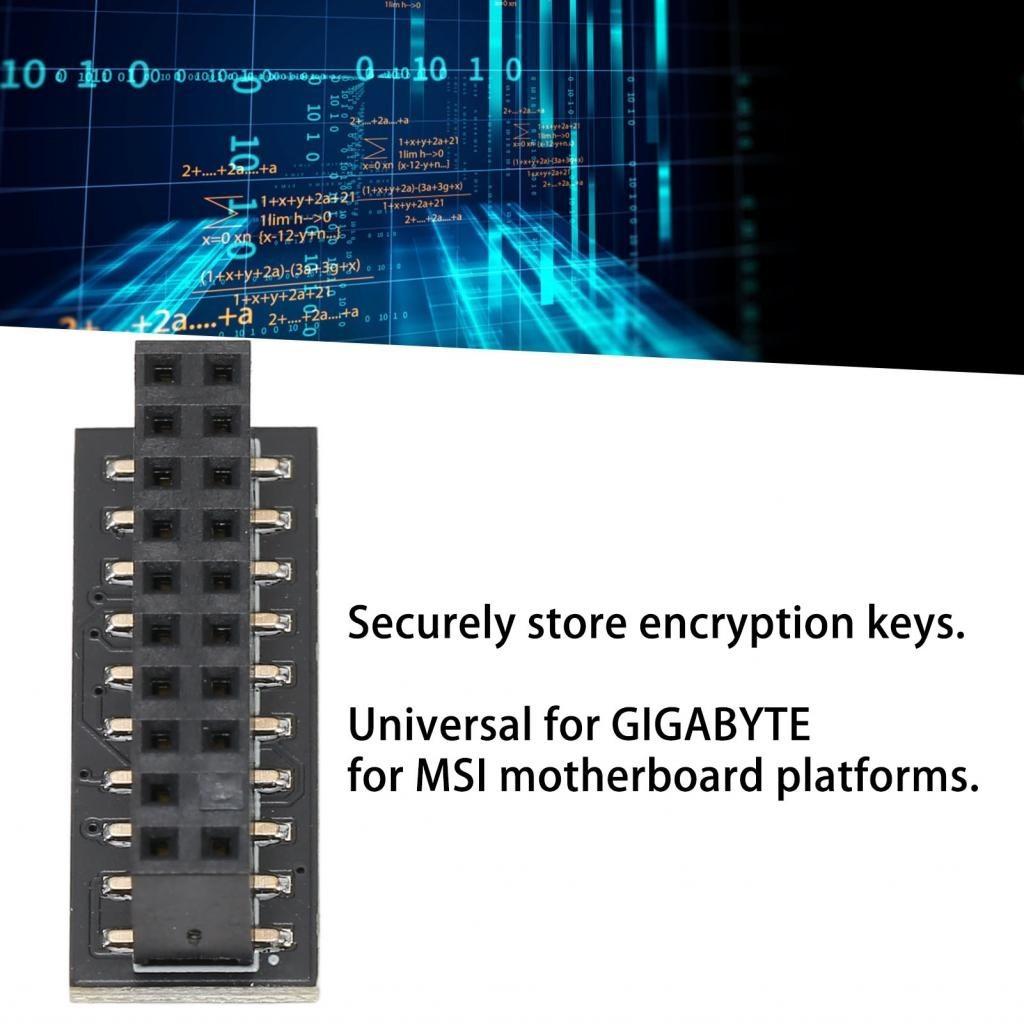 TPM 20Pin Module Encryption Security Module Traditional Boot ...
