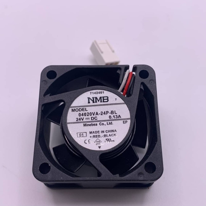 MNMB model 04020VA-24P-BL 24VDC 0.13A พัดลม เครื่องจักร พัดลมระบาย ขนาด40*40*20 ไฟ24v | Shopee ...
