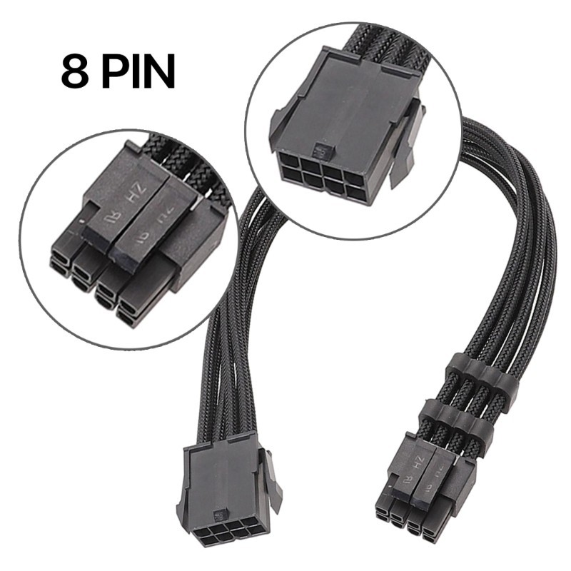 Winu 8pin คอมพิวเตอร์เมนบอร์ดสายต่อสายถัก CPU 8pin ถึง 8pin 4 + 4pin ...