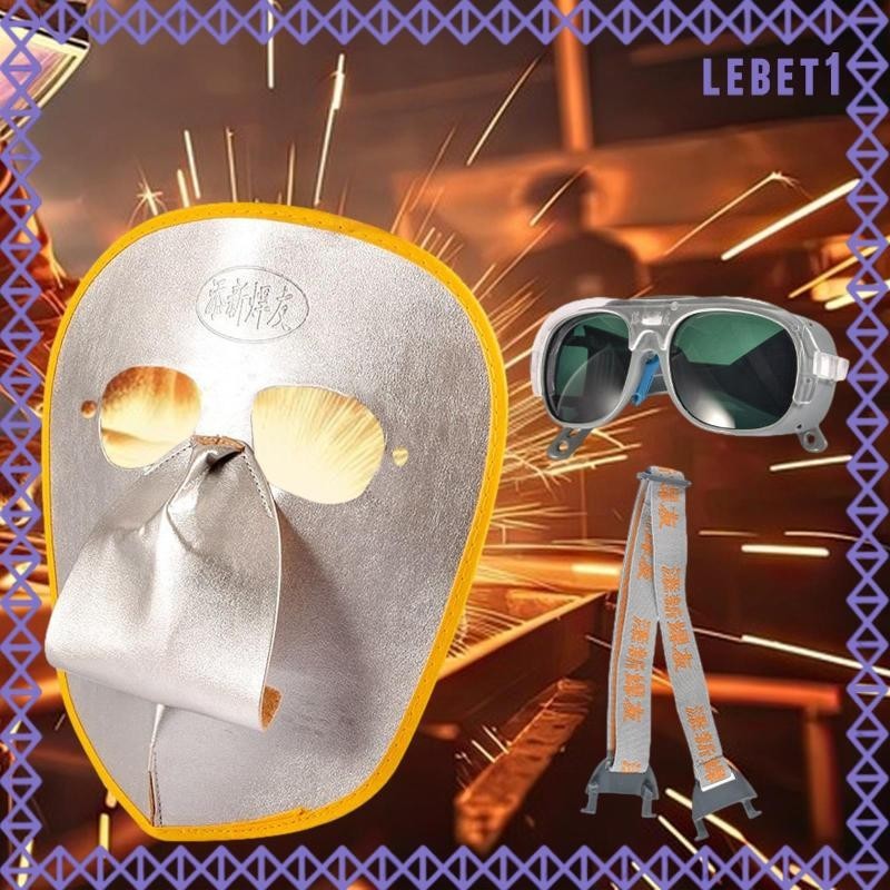 [Lebet] แว่นตาเชื่อมหนัง และเชื่อม ป้องกันความร้อน สําหรับคนงานเชื่อม ...