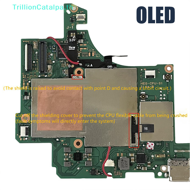 Trillioncatalpa ชิป OLED อัพเกรด แฟลชได้ รองรับ Hwfly Lite Rp2040 ...