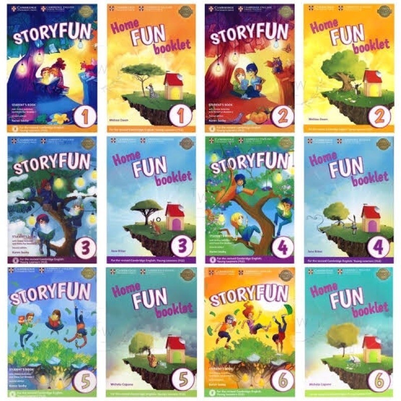 Storyfun & Home FUN Booklet 1 2 3 4 5 6 หนังสือนักเรียน / เสียง ...