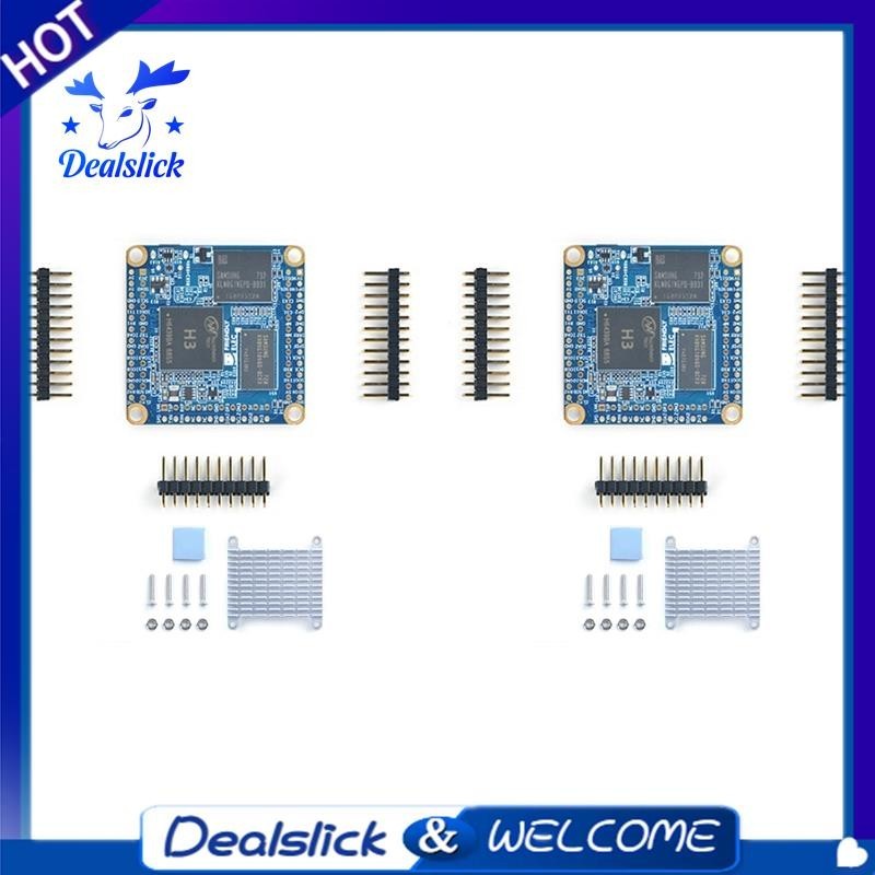 【Dealslick】บอร์ดพัฒนา Nanopi NEO Core IoT + ฮีทซิงค์ DDR3 RAM Allwinner H3 Quad-Core Cortex-A7 ...
