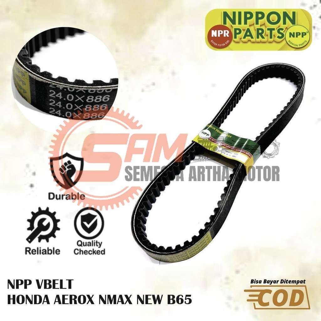 สายพานไทม์มิ่งมอเตอร์ สําหรับรถจักรยานยนต์ Yamaha Aerox Nmax Lexi B65 ...