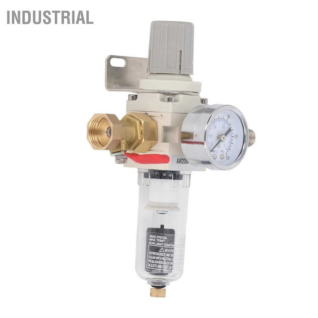 Industrial Auto Drain Air Line Filter 1/2in NPT Inlet Compressor ...