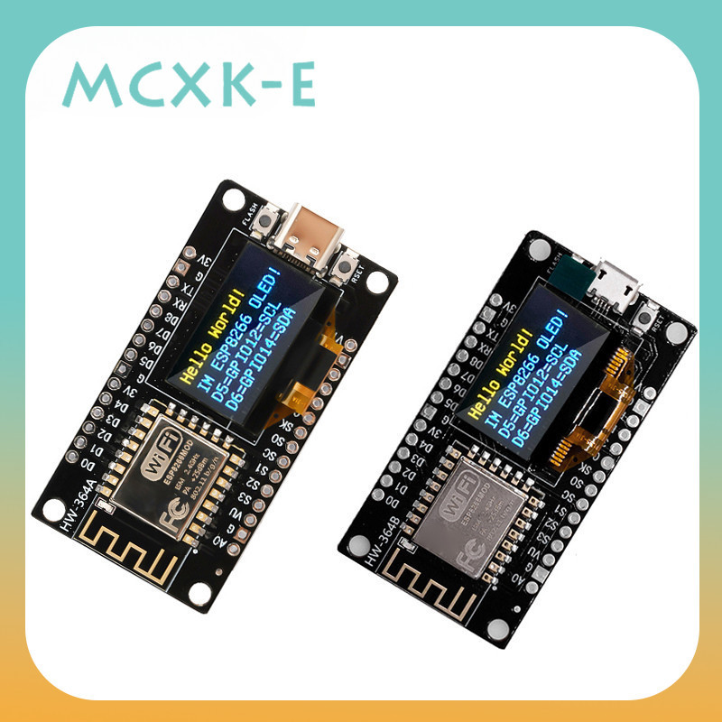Nodemcu ESP8266 บอร์ดทดลอง พร้อมจอแสดงผล OLED 0.96 นิ้ว โมดูลไดรเวอร์ CH340 สําหรับโปรแกรม ...