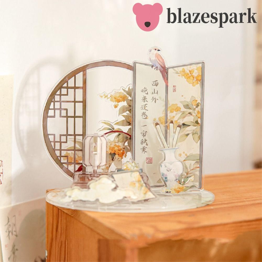 Blazespark โบราณ 3D ดอกไม้เครื่องประดับ, Kawaii Mini Rhododendron Simsii Mini หน้าจอ, Micro ...