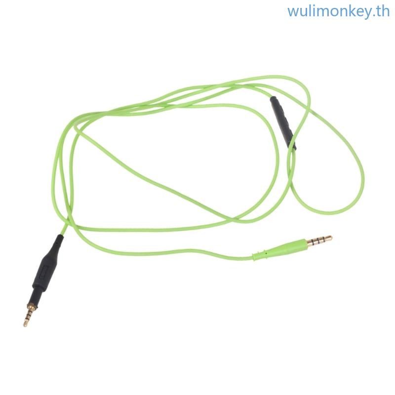 Wu สาย AUX พร้อมไมโครโฟนควบคุมเสียงสําหรับ K450 K451 K452 K480 ชุดหูฟัง | Shopee Thailand