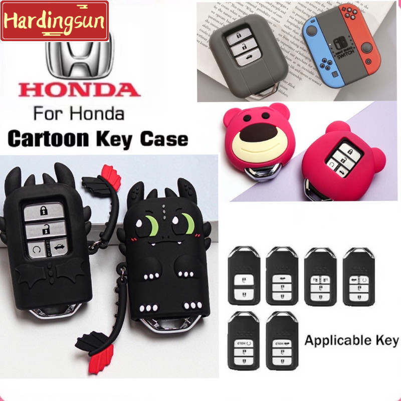 เคสกุญแจ รถรีโมท การ์ตูนหมี สําหรับ Honda City Civic Accord CRV XRV URV HRV ฝาครอบกุญแจ | Shopee ...