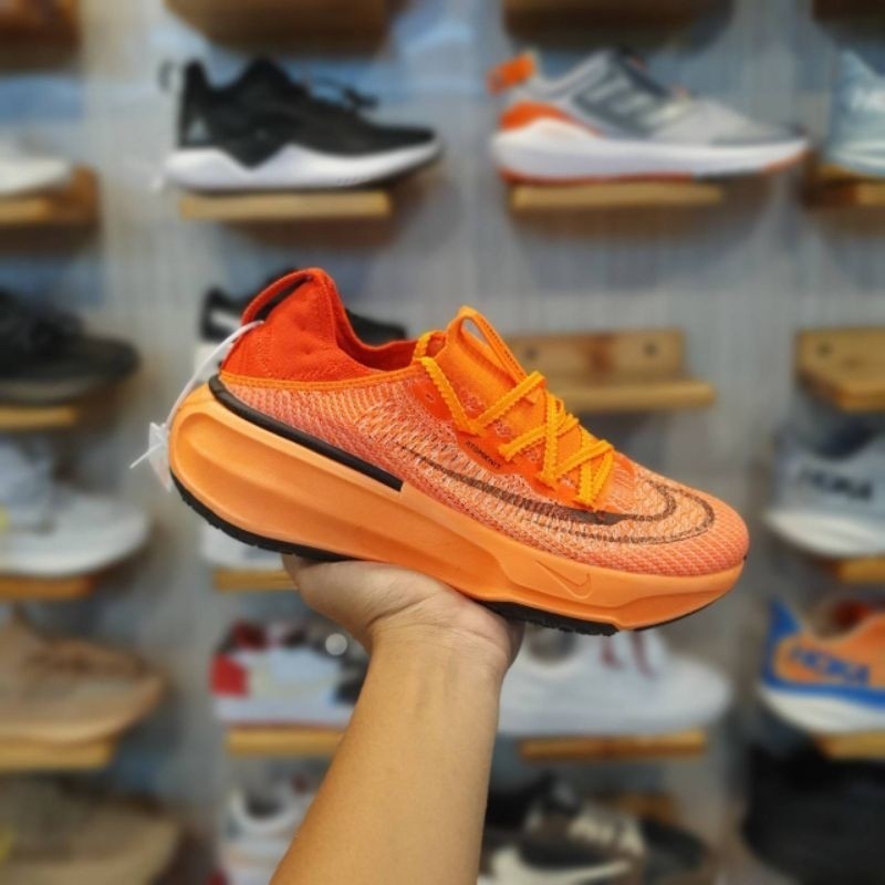 Nike คุณภาพระดับพรีเมียมดั้งเดิม 100% NIKE ZOOM INVISIBLE RUN 3 ORANGE ...
