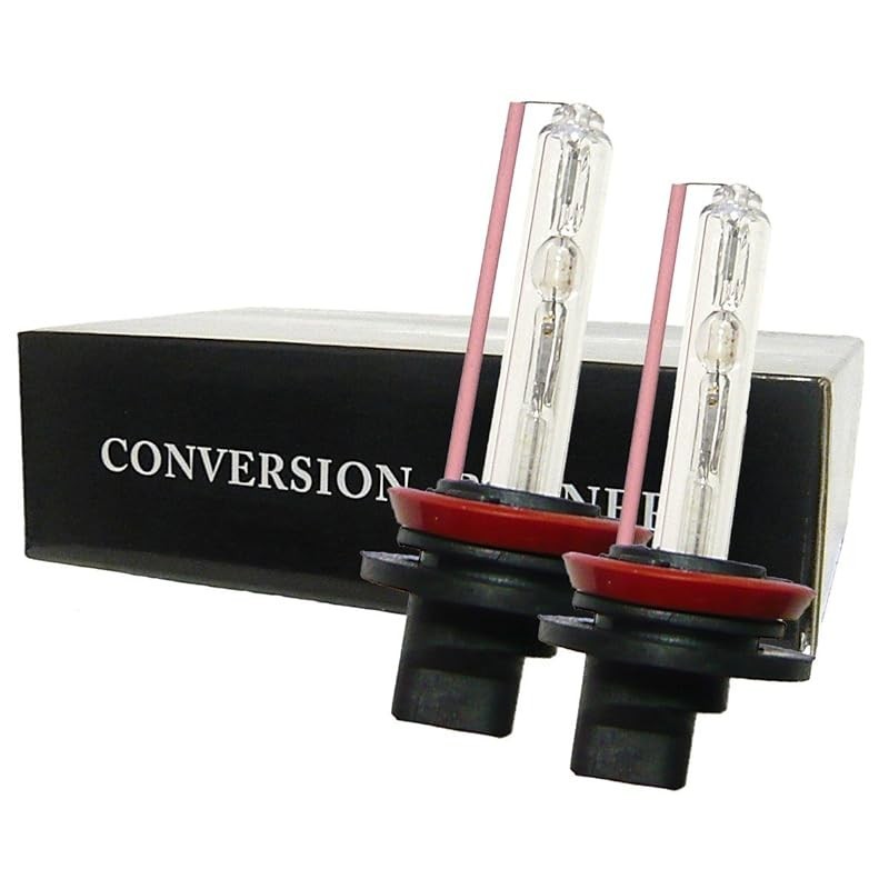 2-piece set of H1 55W 10000K HID bulb conversion bulbs for replacement ...