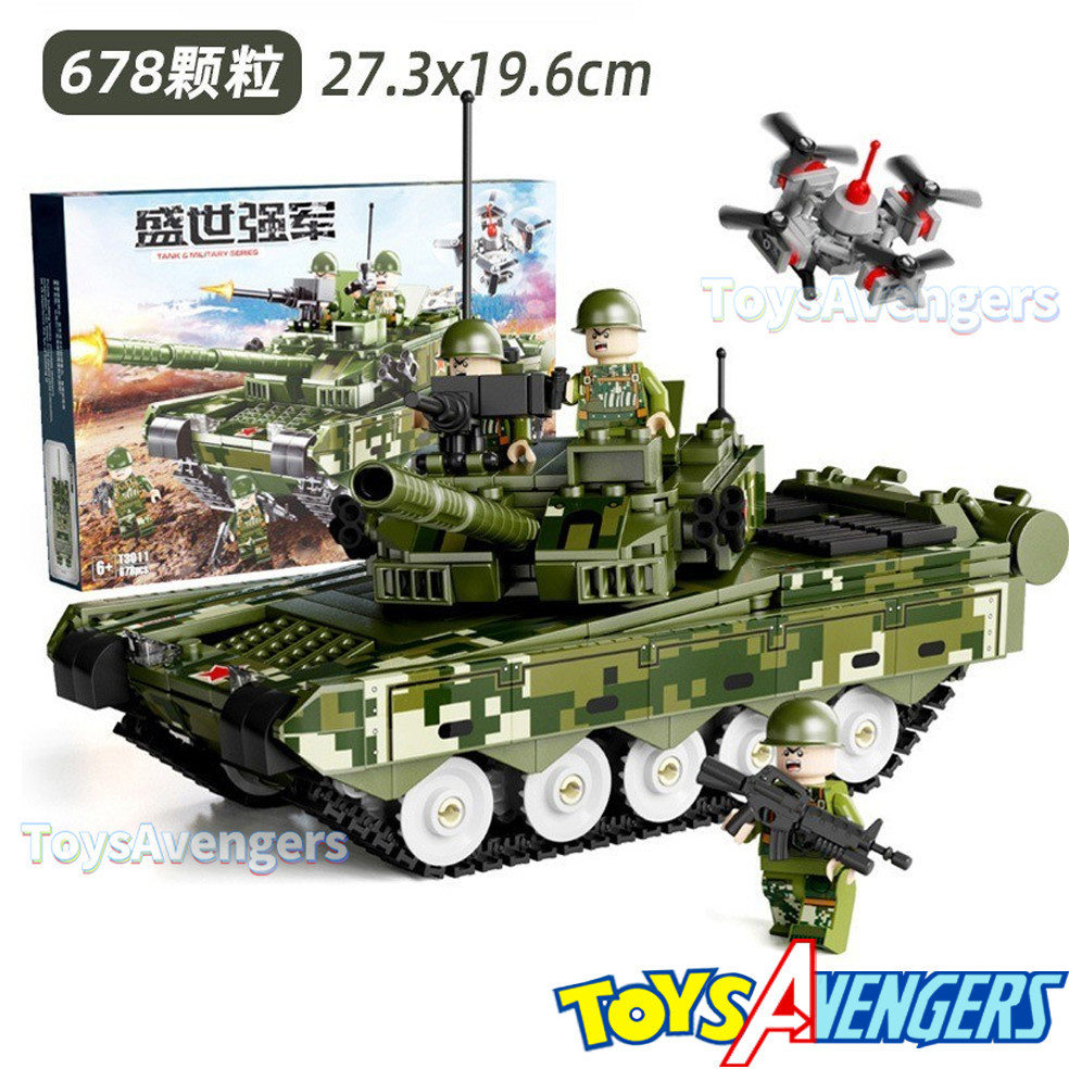 99a บล็อคตัวต่อรถถัง โมเดลของเล่น สร้างสรรค์ DIY สําหรับเด็ก | Shopee Thailand