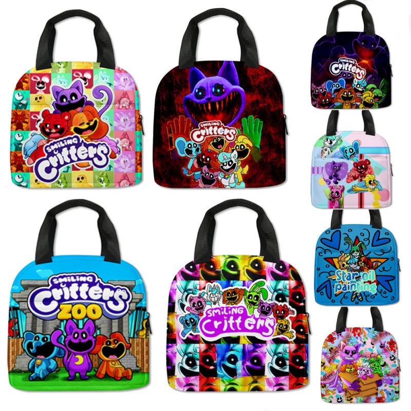 smiling critters lunch bag for kids lunchbag | Shopee Thailand