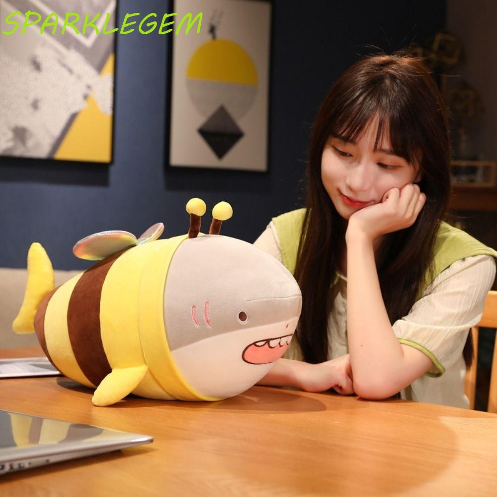 Sparklegem Shark Bee Plush ของเล่นนุ่ม Xmas ของขวัญ Comforting ตุ๊กตา ...