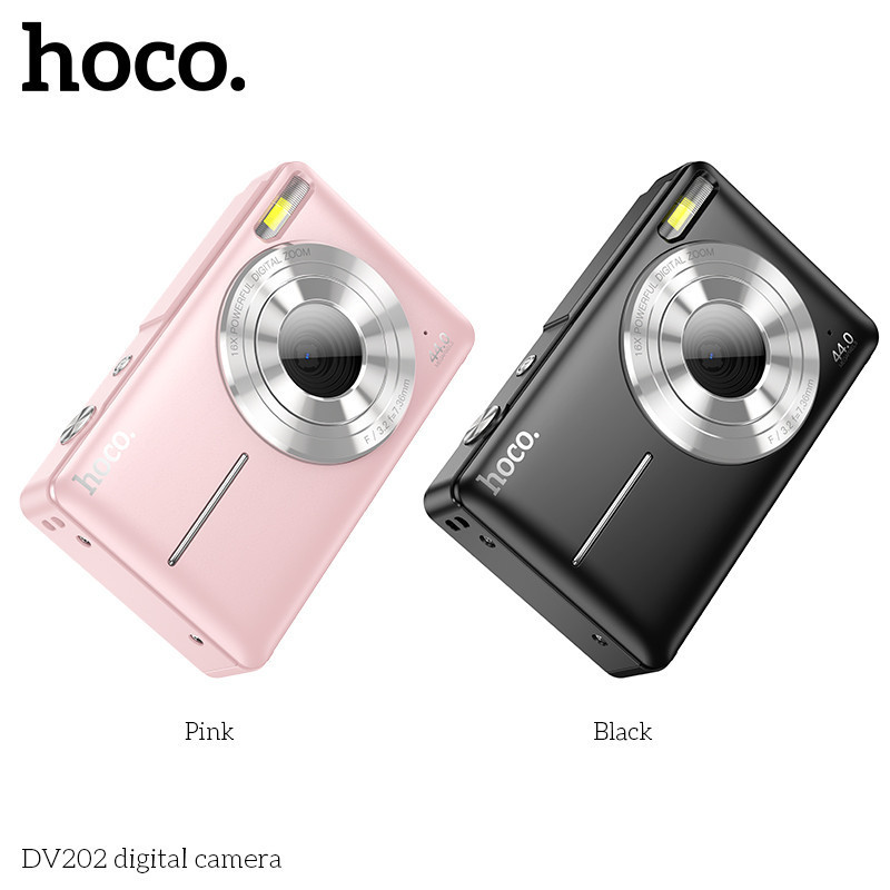 Hoco DV202 กล้องดิจิตอล Digital Camera ความละเอียด 44 MPS หน้าจอ HD IPS ...
