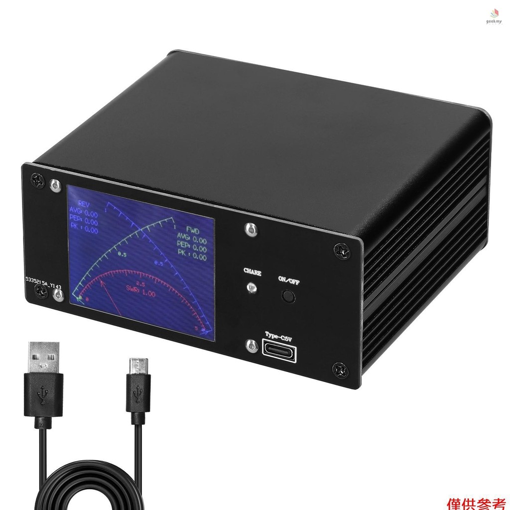 Full Touchscreen Shortwave Power Meter แบบพกพา Standing-Waves Meter ...