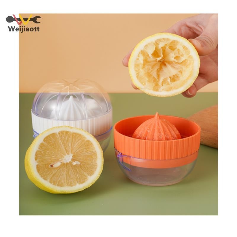 Weijiaott เครื่องคั้นน้ําผลไม้ผลไม้กดแบบพกพาคู่มือ Citrus Lemon Squeezer Multi-Function Manual ...