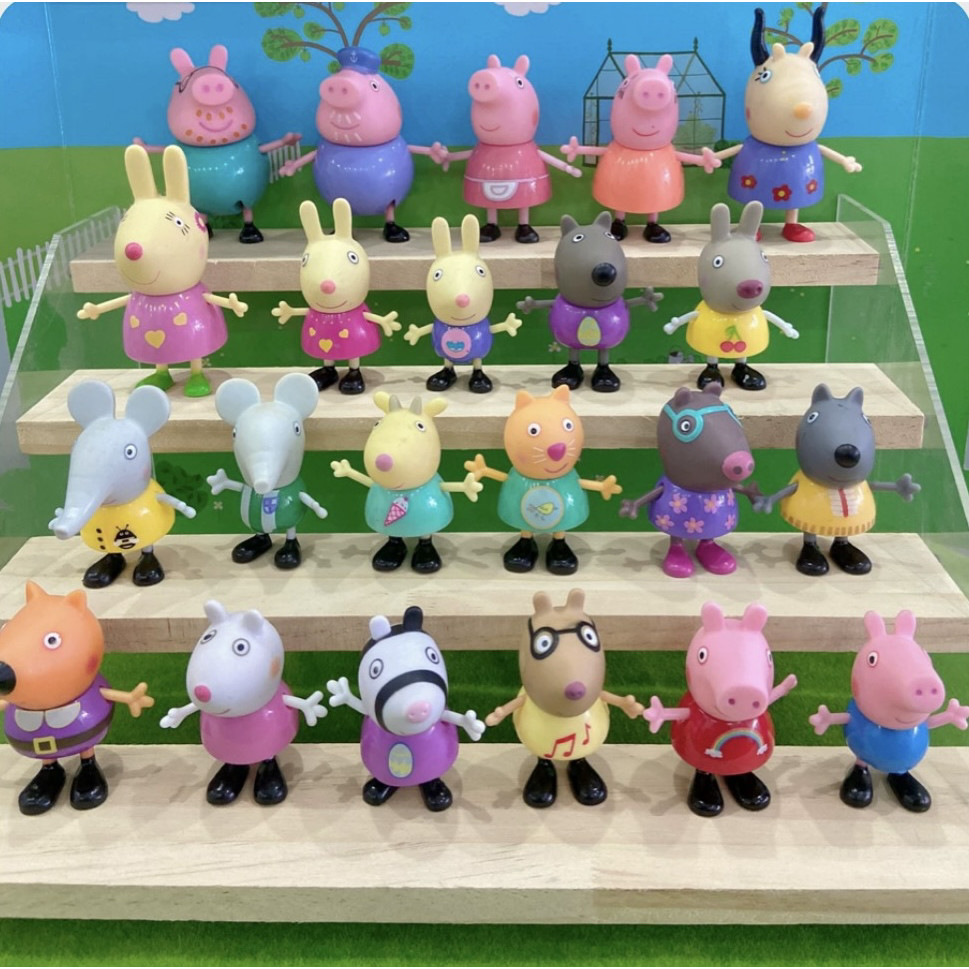 Peppa Pigs Partner Antelope, Rabbit, Elephant, Fox Playing House Toys ...