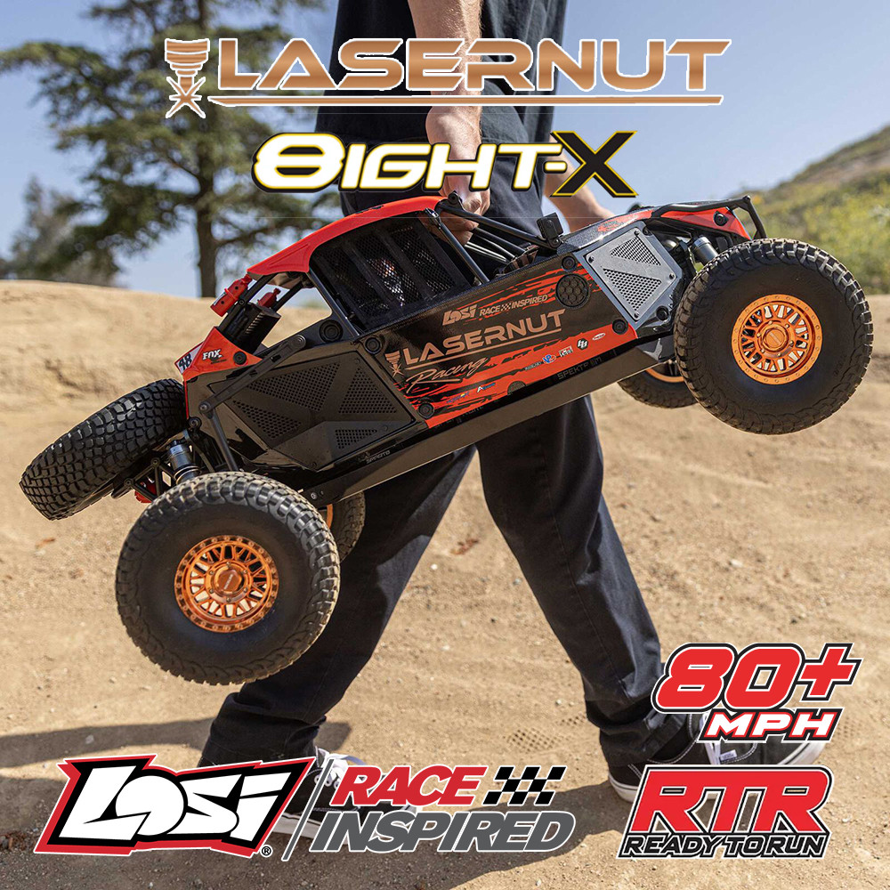 Losi 8ight-X Super Lasernut U4 Buggy LOS04019 1/6 4WD Brushless RTR RC ...
