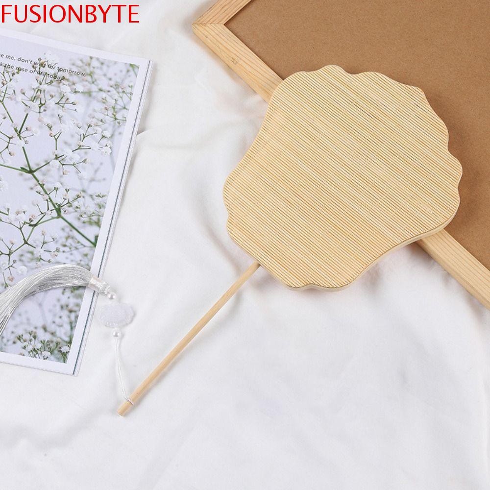 Fusionbyte พัดลมไม้ไผ่ทอต้วน, มือถือพร้อมจี้พู่ พัดลมกลมจีน, พัดลมกลุ่มโบราณวินเทจแบบดั้งเดิม ...