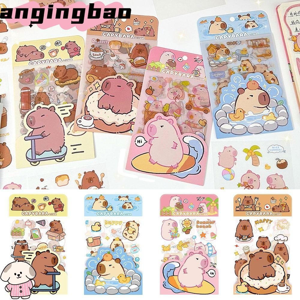 Angingbao Capybara สติกเกอร์, วัสดุเครื่องเขียน Scrapbooking Capybara ...