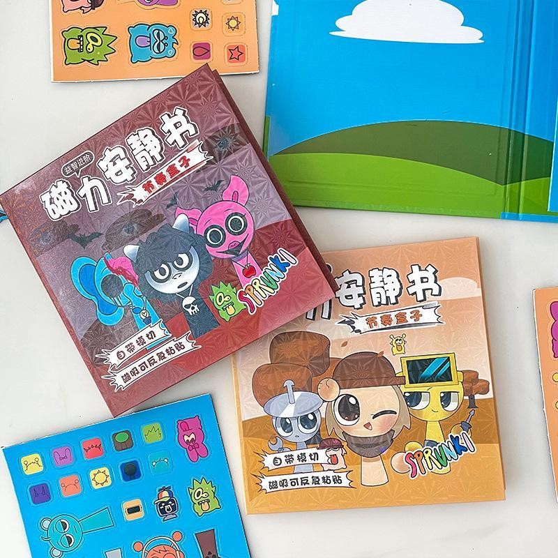 Sprunki Incredibox Sprunki Quiet book ของเล่นแม่เหล็กทํา Diy ฉากเด็ก ...