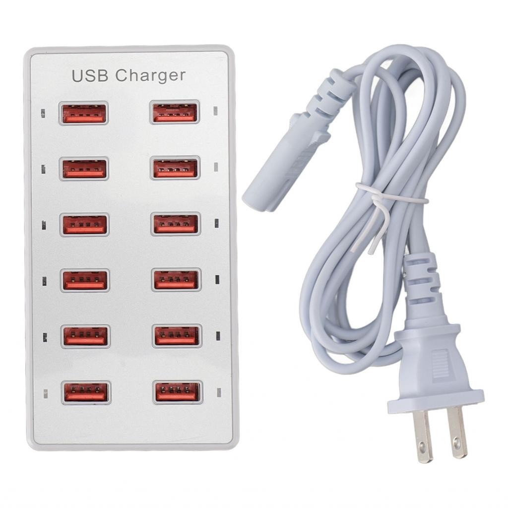 Multi Ports USB , Reliable USB Charging Hub US Plug 100‑240V for Office ...