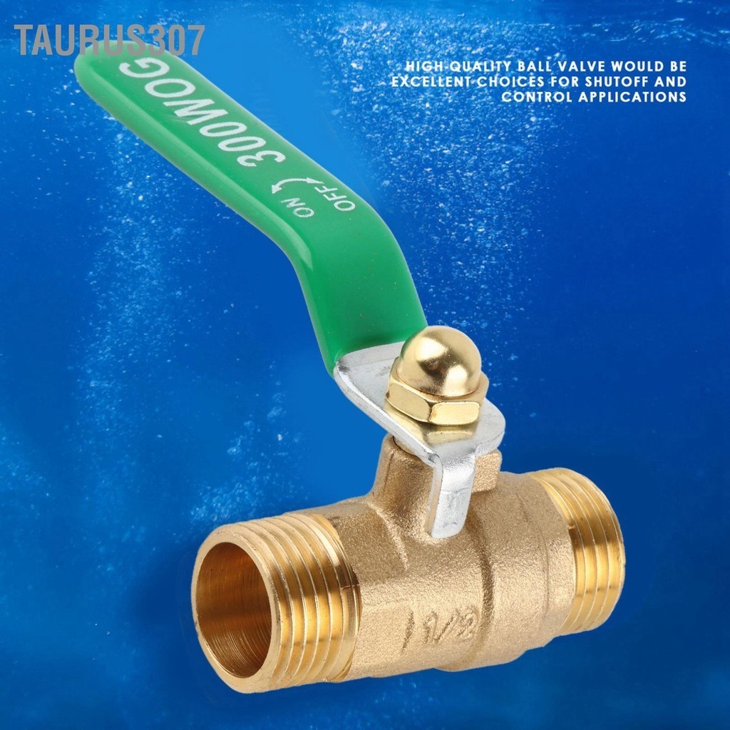 Taurus307 Male to Thread Brass Pipe Ball Valve Two Way Mini Shut Off ...