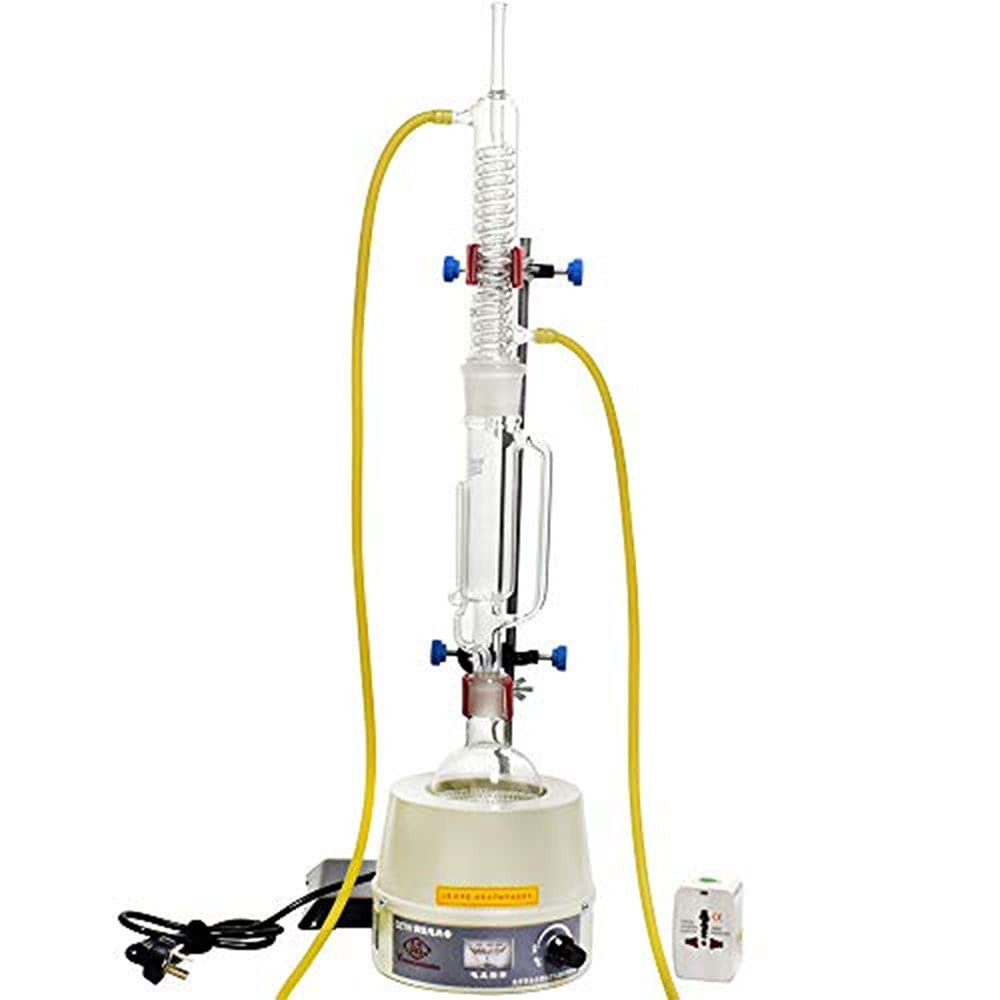 Experimental Soxhlet Extractor 500ml 10 เครื่องสกัดไขมันแบบแก้วคดเคี้ยว ...