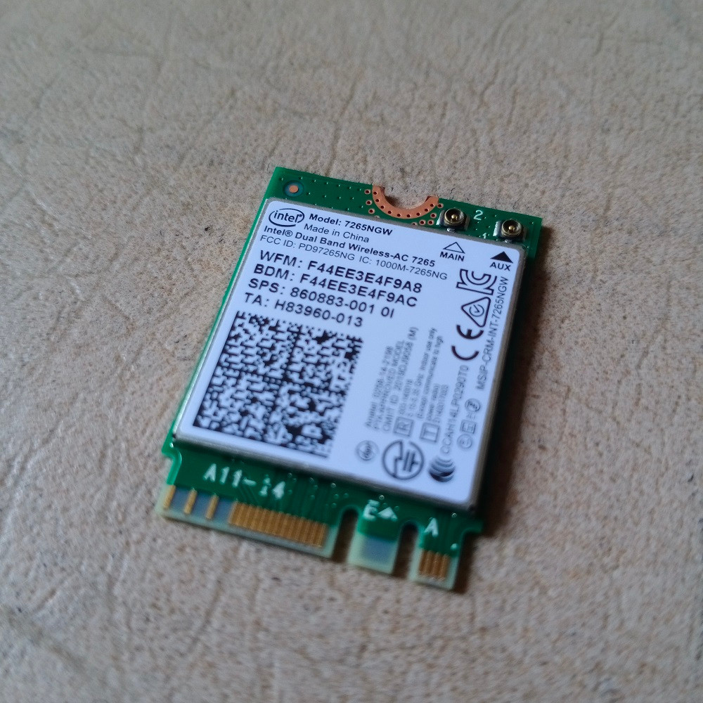 Wifi Card ตัวรับสัญญาณไร้สาย Dual Band AC Intel Realtek M.2 แล็ปท็อป ...