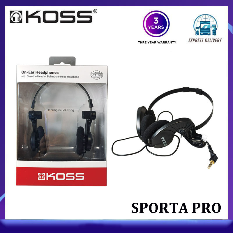 Koss SPORTA PRO หูฟัง เกาสเซีย พร้อมกล่อง เวอร์ชั่นอเมริกัน สลับหัวและ ...