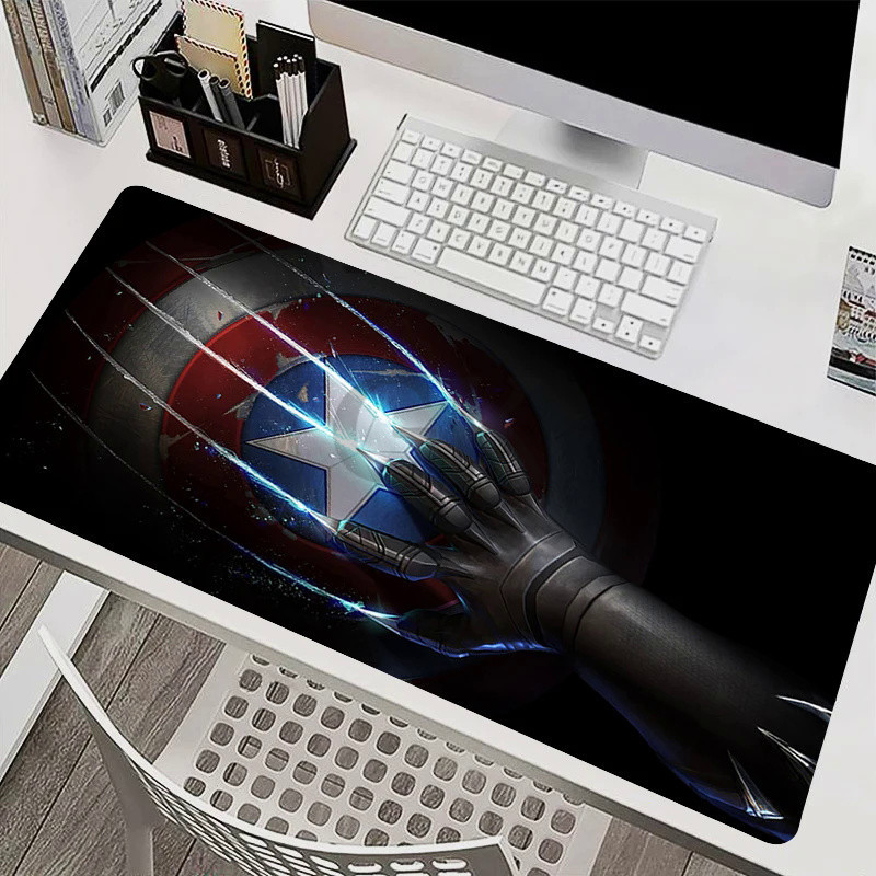 GK Marvel Black Panther Mousepad Large Laptop Gaming Accessories Desk ...