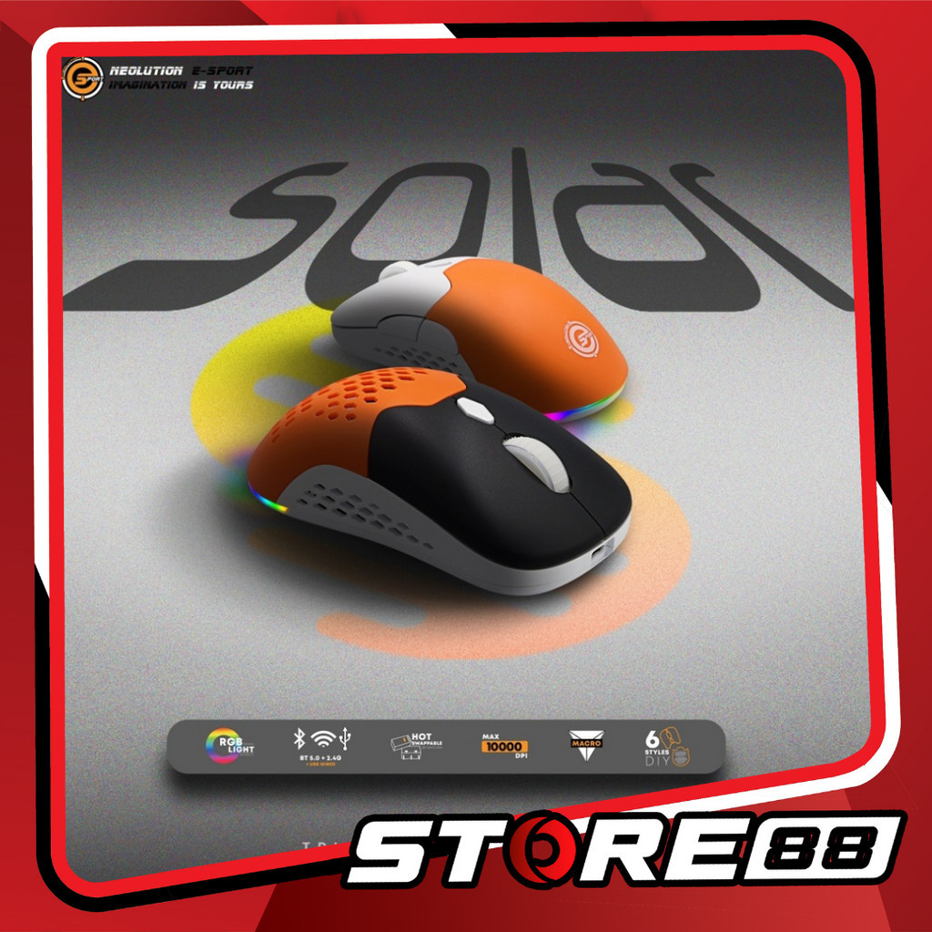 Neolution E-Sport Gaming Mouse SOLAR เมาส์เกมมิ่ง ไร้สาย(G7_283) เชื่อม ...