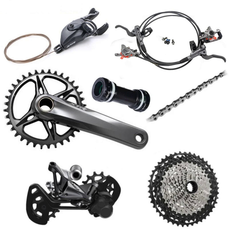 Shimano XTR M9100 12 ความเร็ว 1x12 Groupset Shifter Lever สับจานหลัง SGS Cassette 12-Speed Chain ...