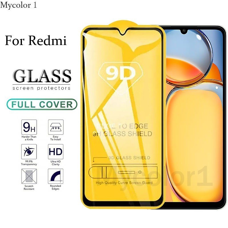 ฟิล์มกระจกนิรภัยมือถือ กันรอยหน้าจอ สําหรับ Redmi 14C 14R 13 13C 12 12C 11A 10 A3 A2 A2+ A1 Plus ...