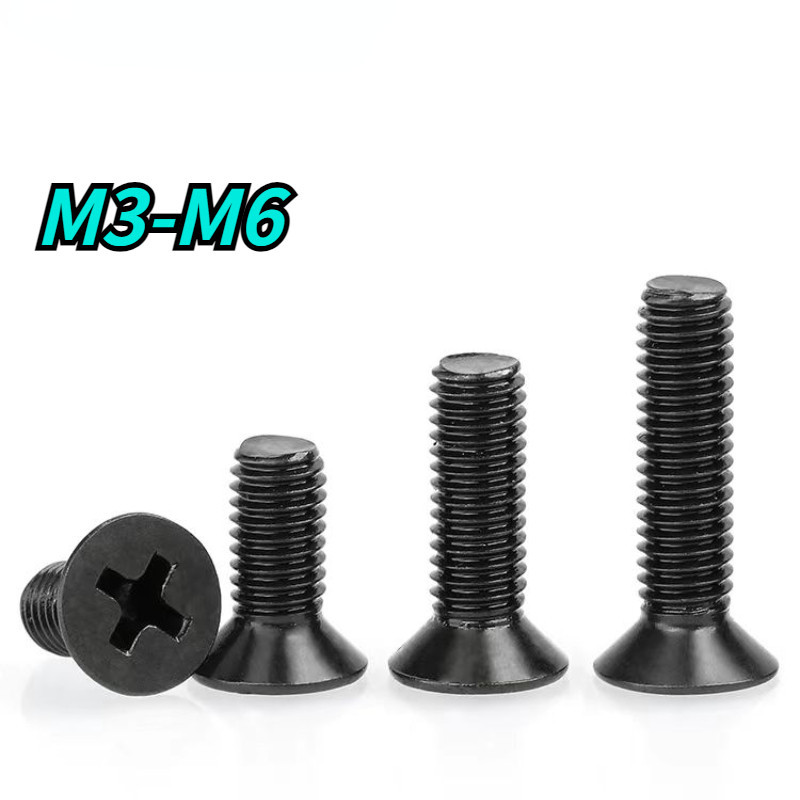 [HNK] สกรูหัวจม เหล็กคาร์บอน หัวแบน ขนาดเล็ก สําหรับเครื่องเคาน์เตอร์สก ...