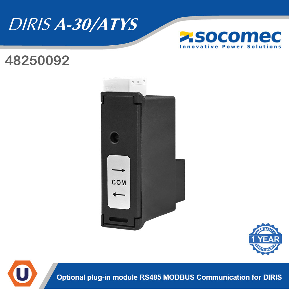 Socomec Optional Plug-In Module RS485 MODBUS Communication for DIRIS ...