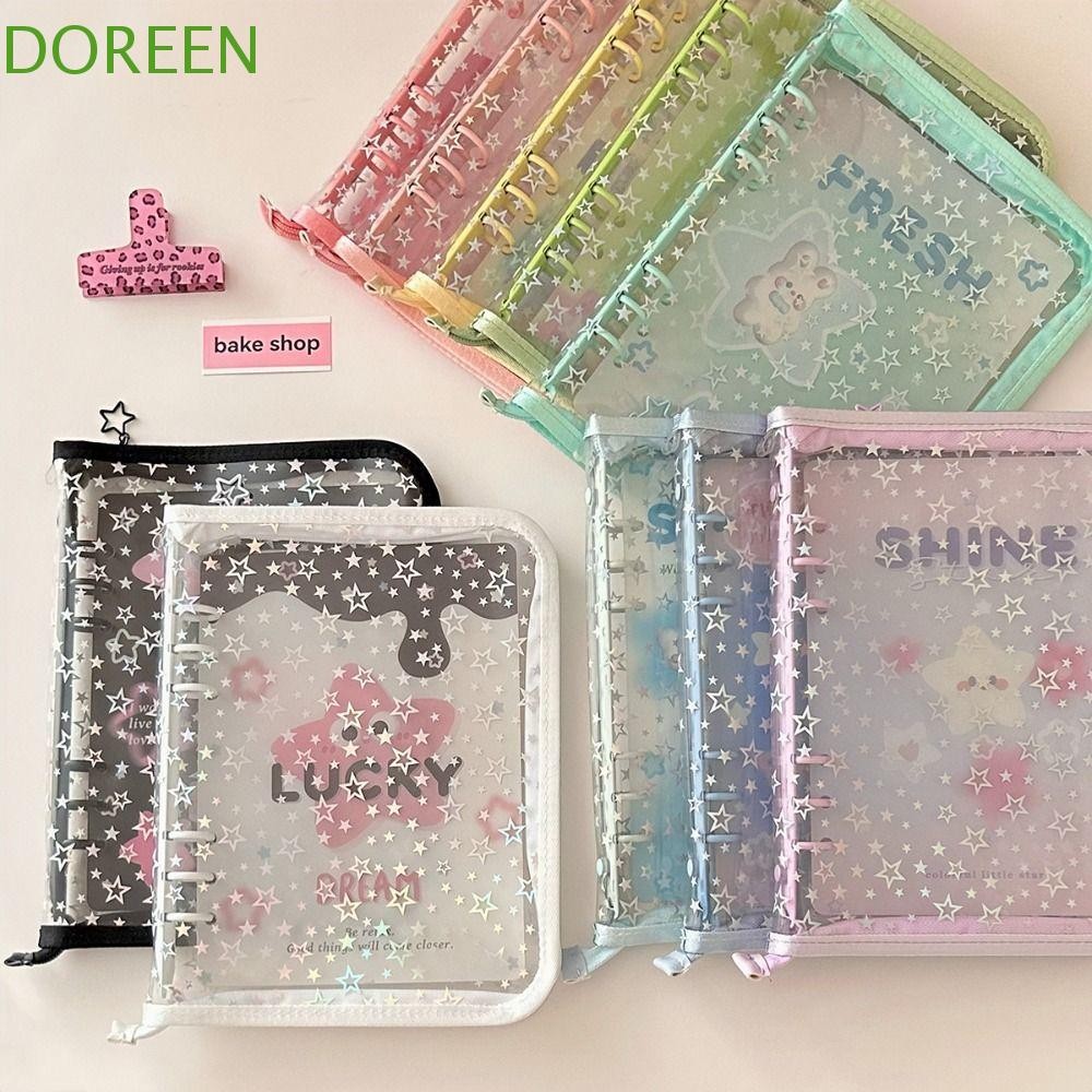 ปกอัลบั้มรูป DOREEN Binder, A5 สไตล์เกาหลีผู้ถือโฟโต้การ์ด,เครื่องเขียน ...