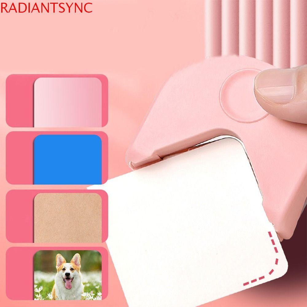 Radiantsync R4 Corner Punch, กระดาษTrimmer Arc-รูปR4 มุมรอบ,แบบพกพาโลหะมินิเครื่องตัดกระดาษ ...