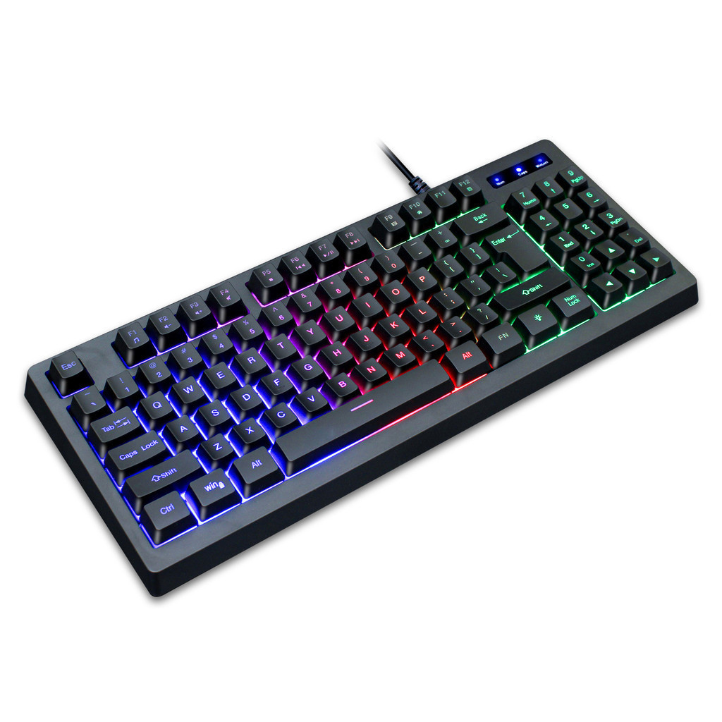 Yunguoguo G69 คีย์บอร์ดเกมมิ่งมีสาย RGB เรืองแสง 87 คีย์ พอร์ต USB สําหรับบ้าน ออฟฟิศ | Shopee ...