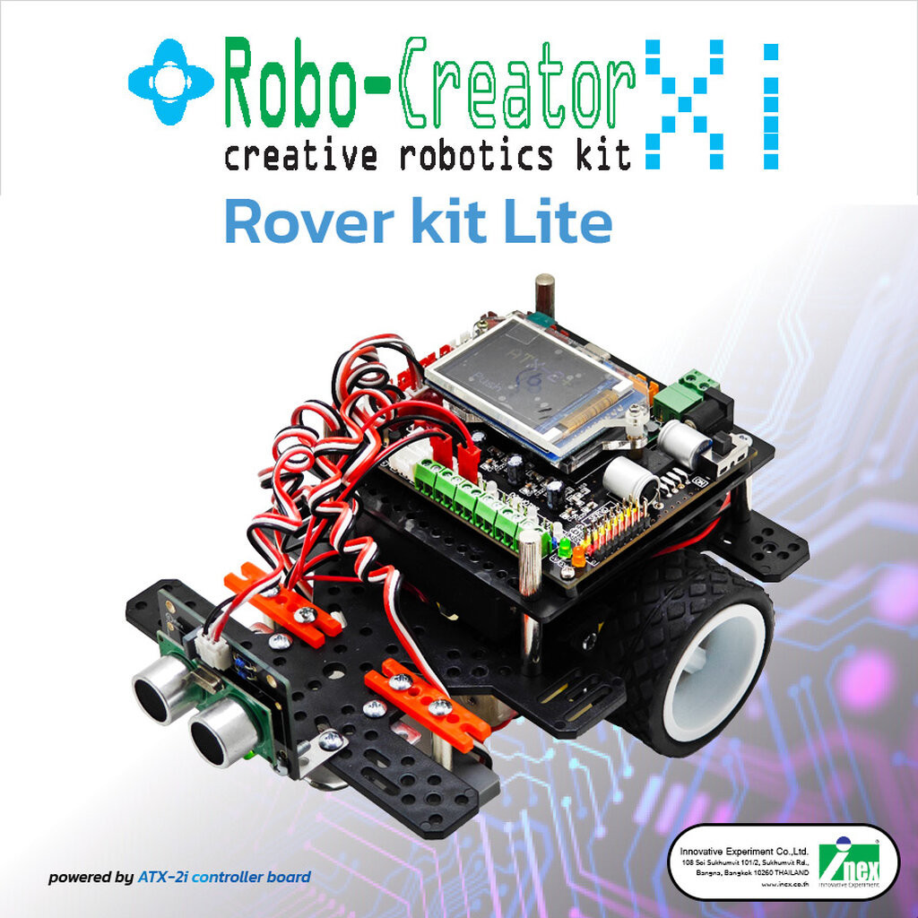 Robo-CreatorXi Rover Kit LITE ชุดเรียนรู้เขียนโปรแกรมหุ่นยนต์ภาษาซี/C ...