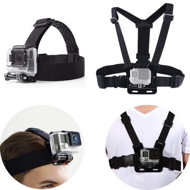 พร้อมสต็อกสายรัดหน้าอกสายรัดร่างกาย Gopro Sjcam Thieye Eken Yicam ...